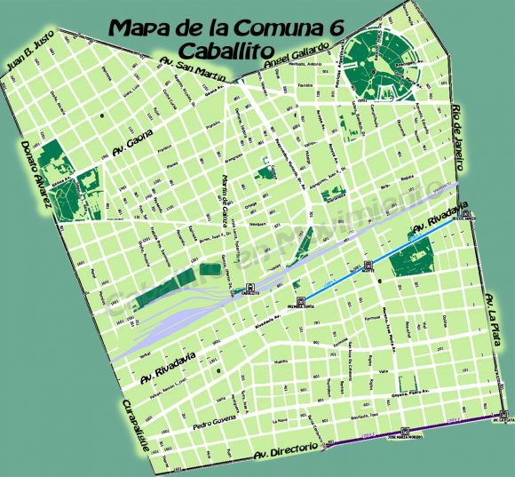 Mapa de Caballito - El fotolog de caballitoenmov